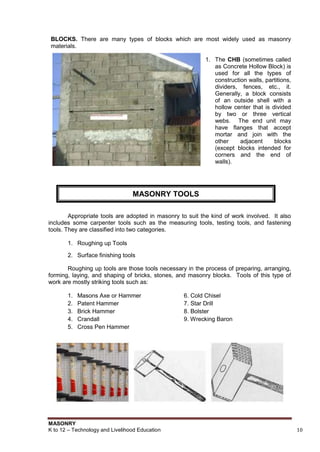 K to 12_masonry_learning_module | PDF