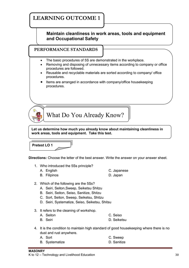 K to 12_masonry_learning_module | PDF