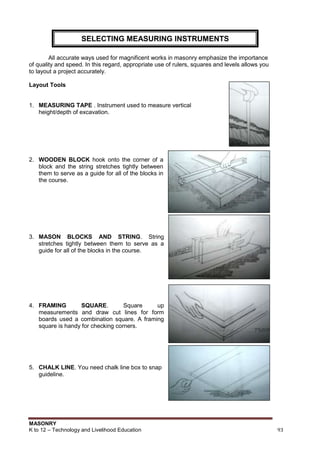 K to 12_masonry_learning_module | PDF