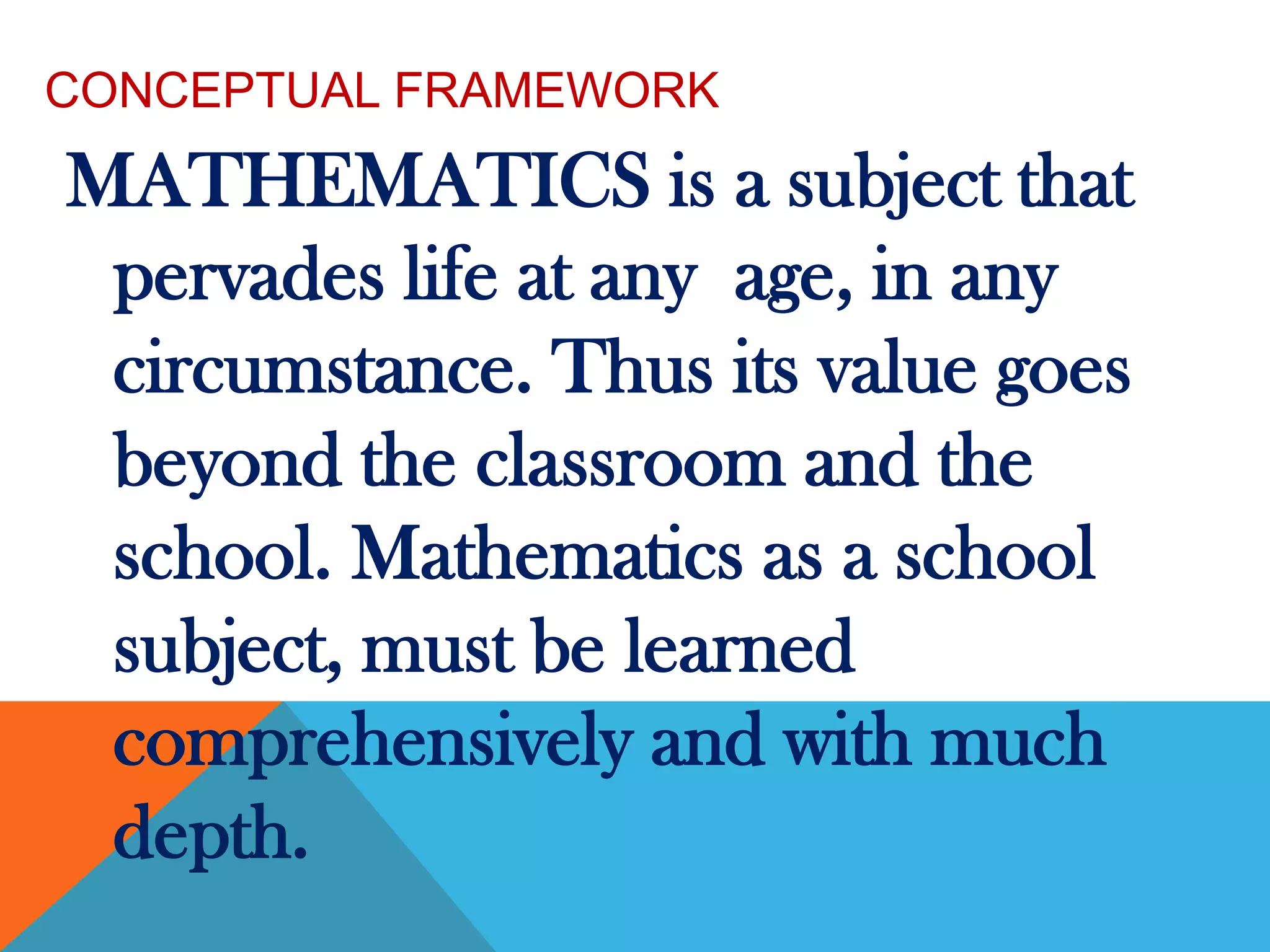 K to 12 math curriculum | PPTX