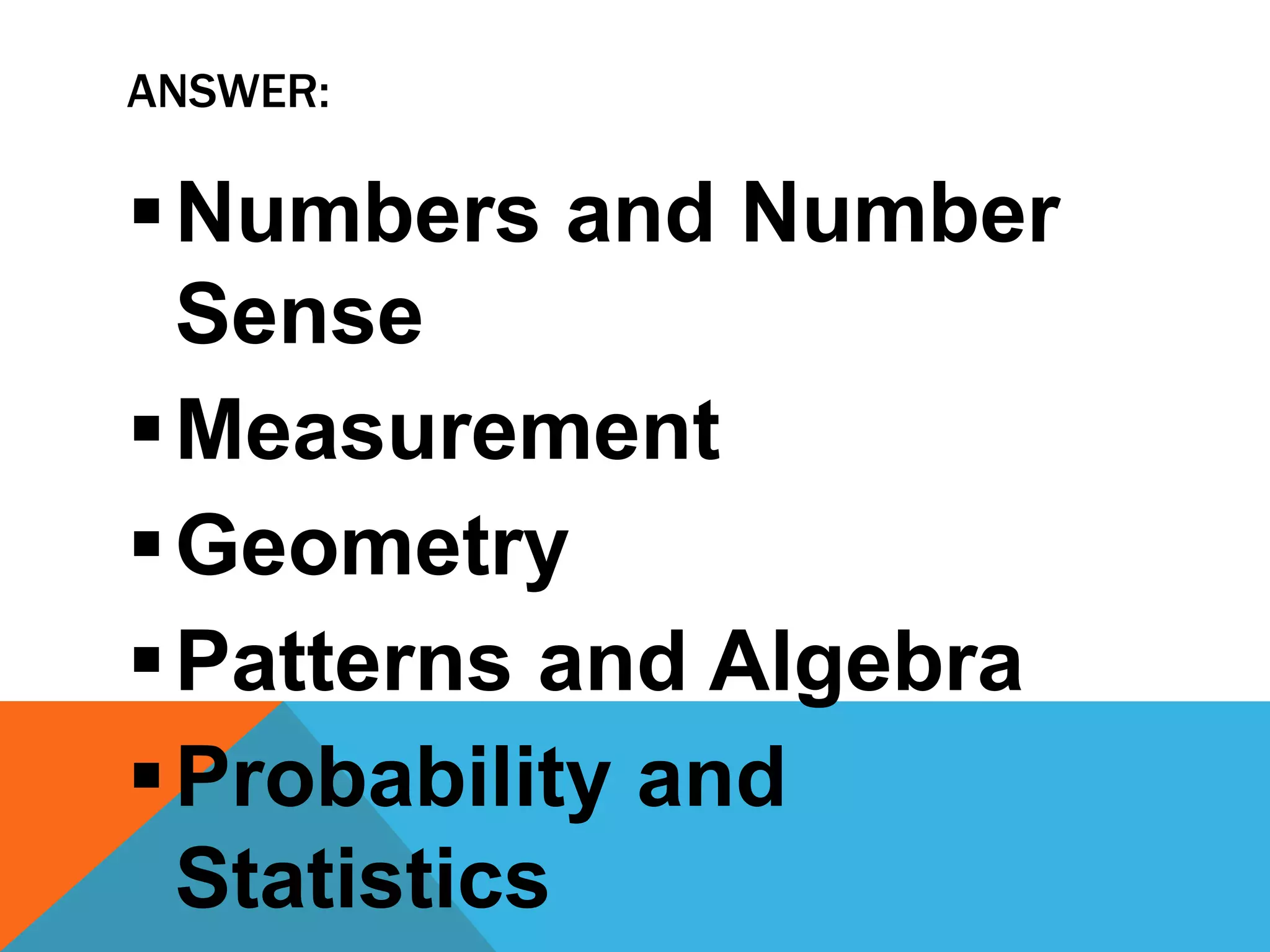 K to 12 math curriculum | PPTX