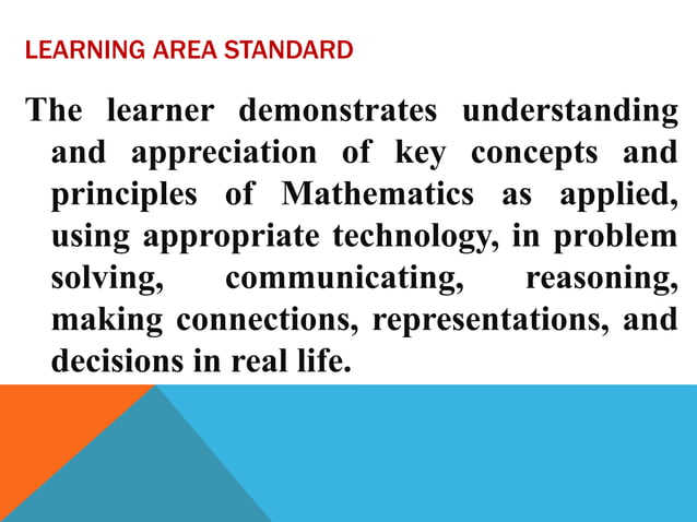 K to 12 math curriculum | PPTX
