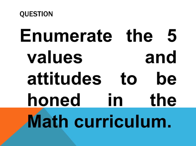 K to 12 math curriculum | PPTX