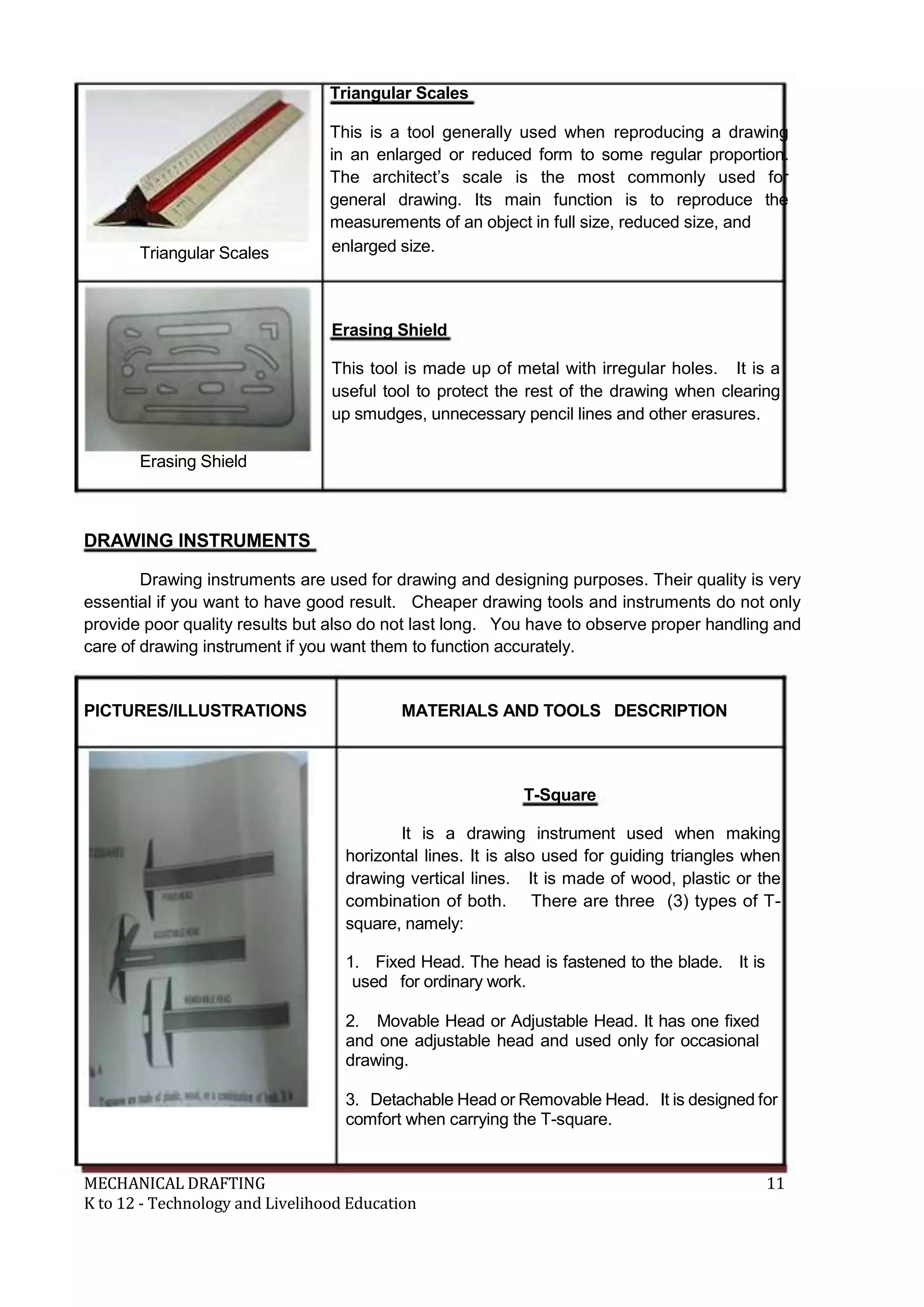 K to 12 Mechanical Drafting Learning Module | PDF | 3-D Graphics | Computer Software and ...