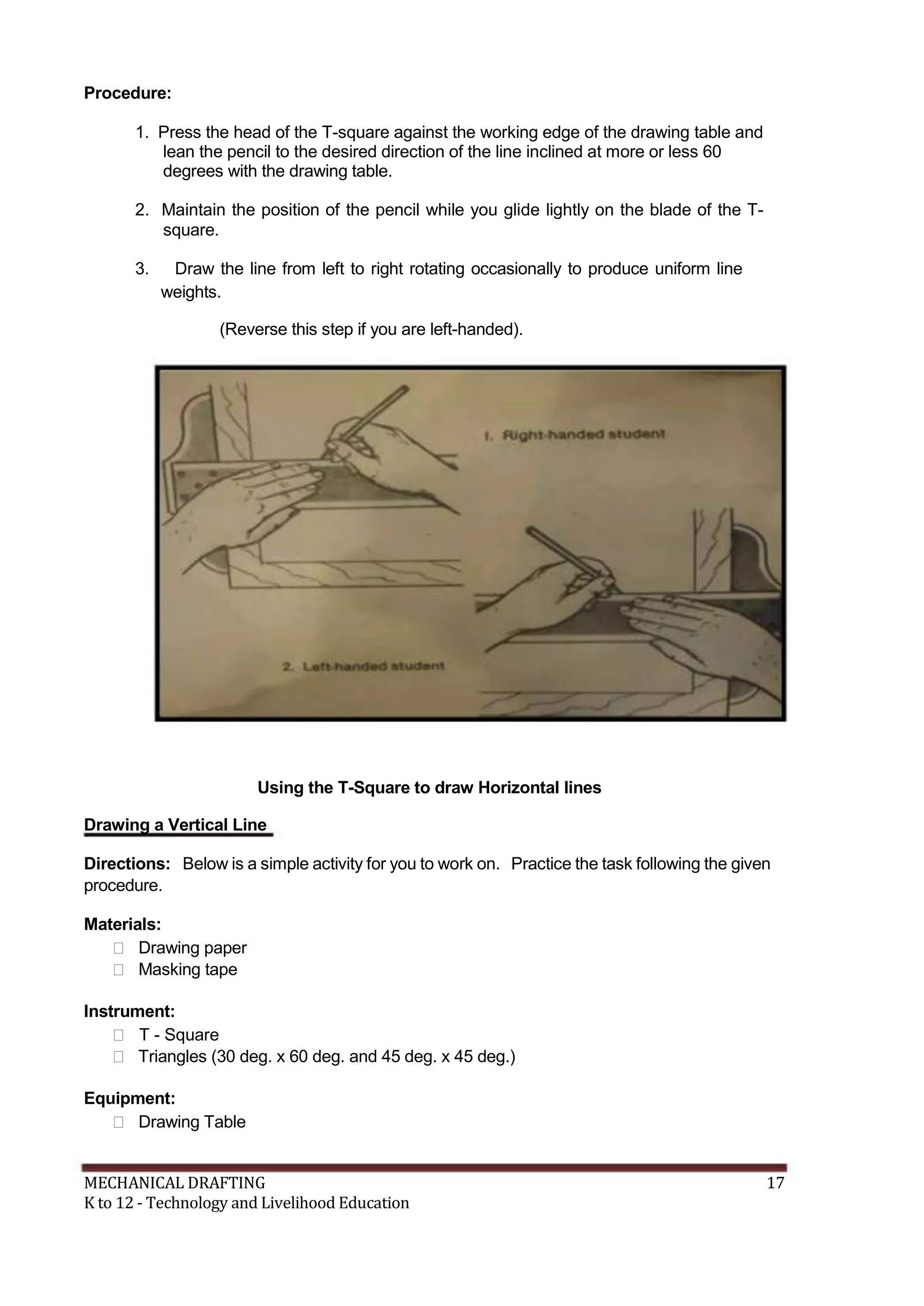 K to 12 Mechanical Drafting Learning Module | PDF | 3-D Graphics | Computer Software and ...