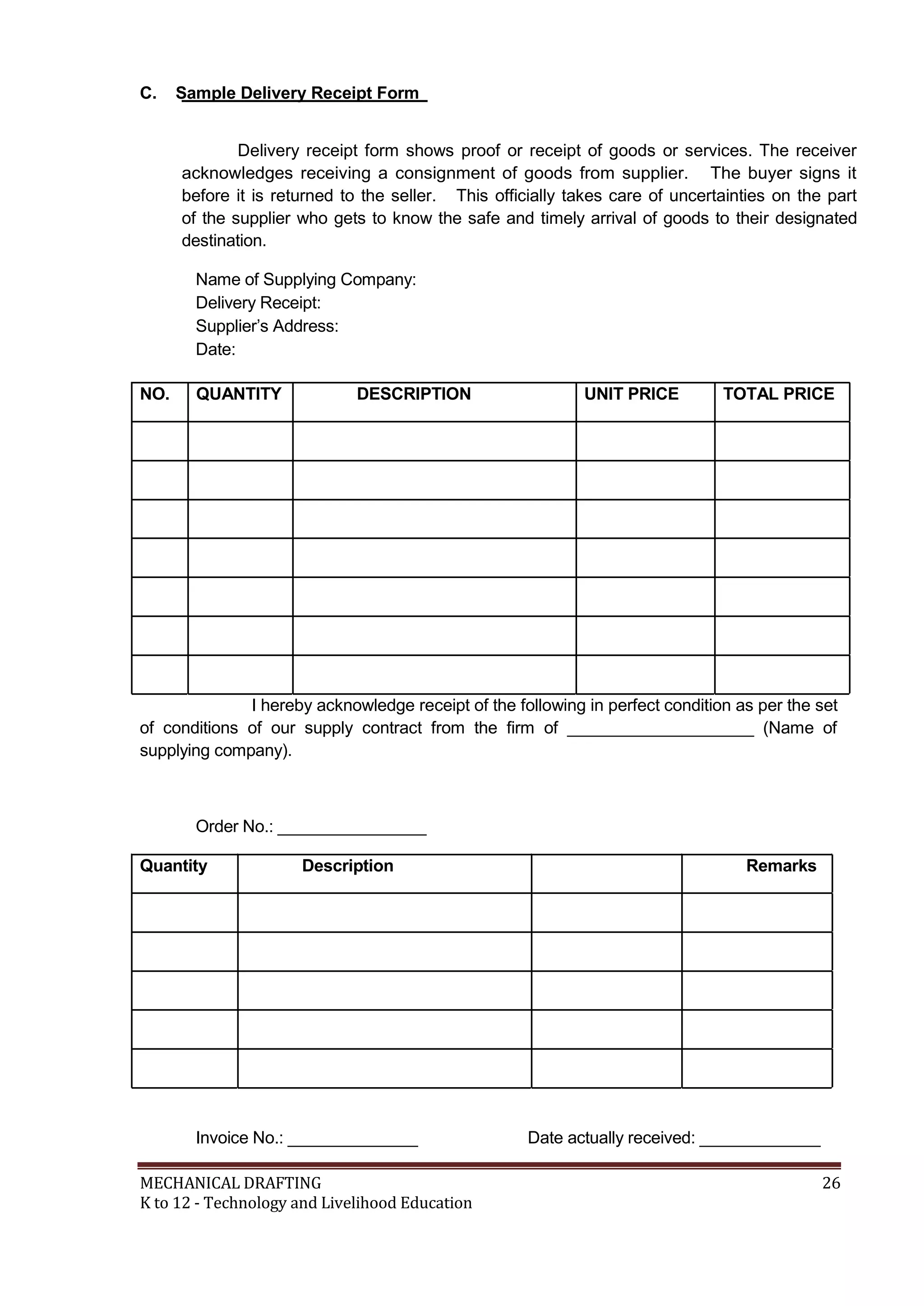 K to 12 Mechanical Drafting Learning Module | PDF