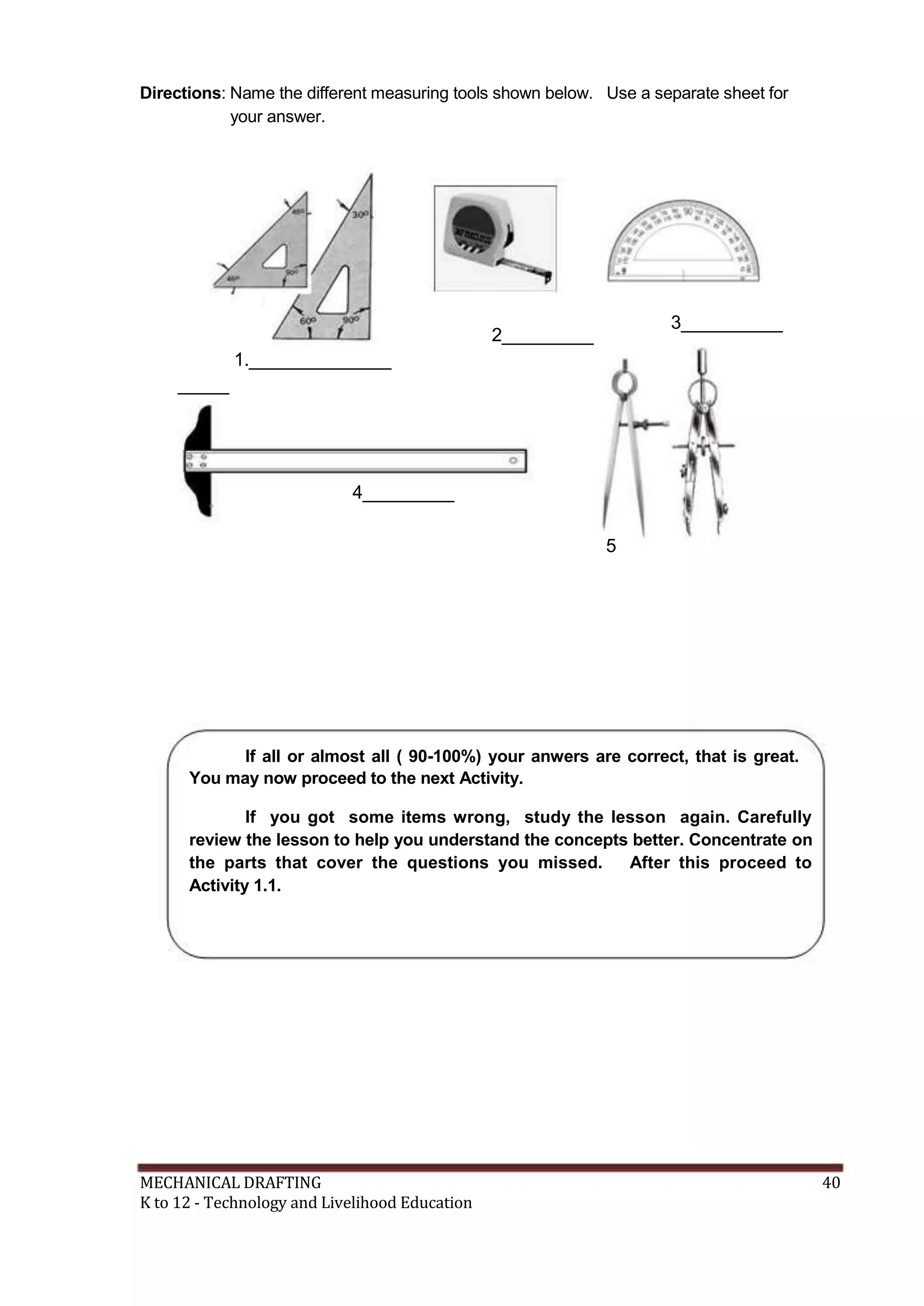 K to 12 Mechanical Drafting Learning Module | PDF | 3-D Graphics | Computer Software and ...