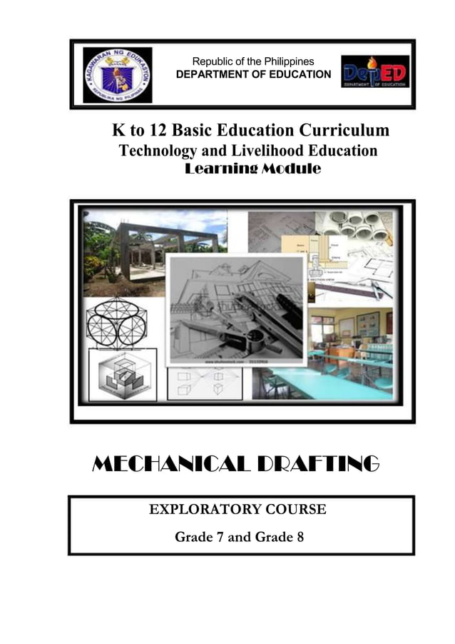 K to 12 Mechanical Drafting Learning Module | PDF | 3-D Graphics | Computer Software and ...