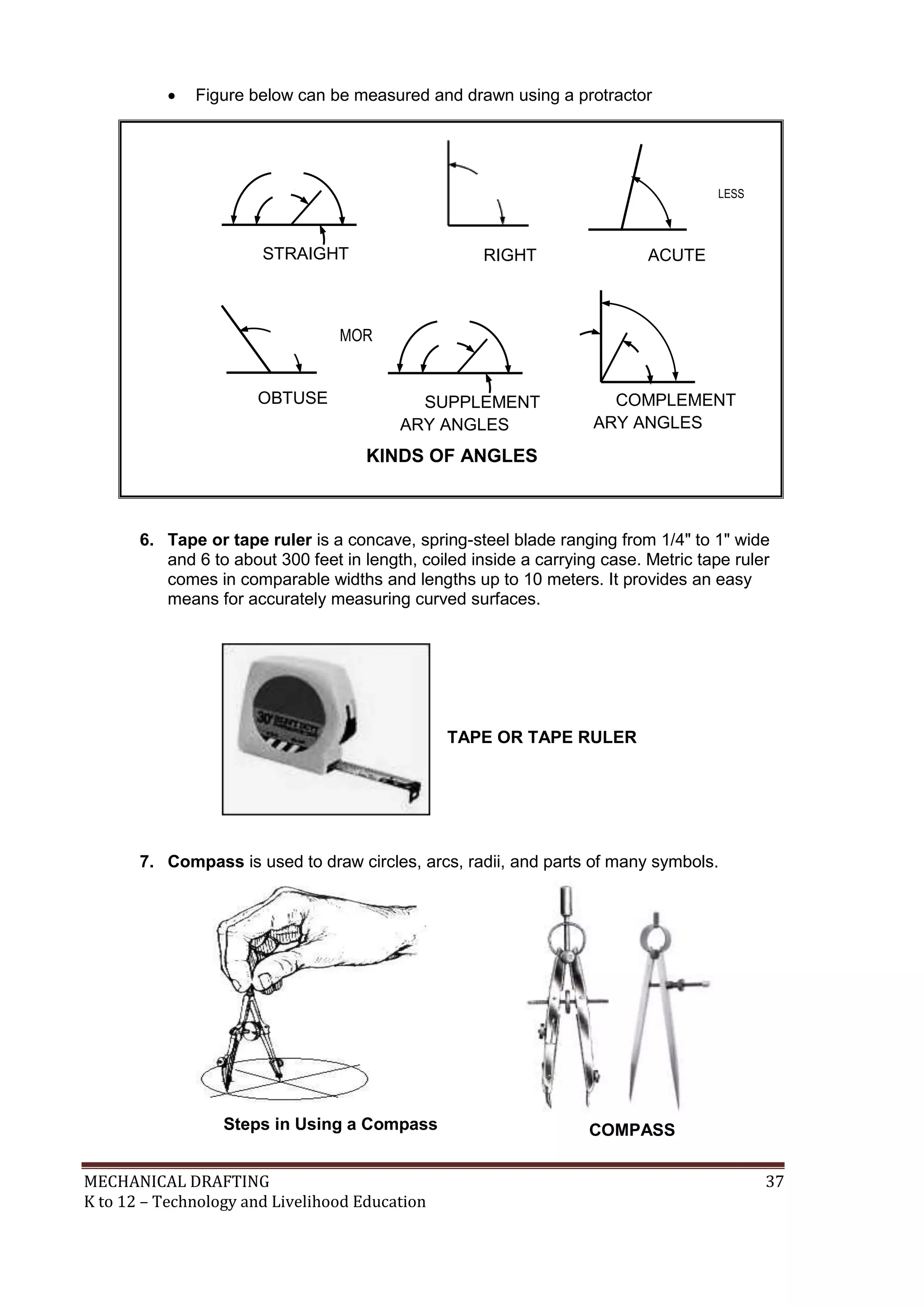 K to 12 mechanical drafting learning module | PDF