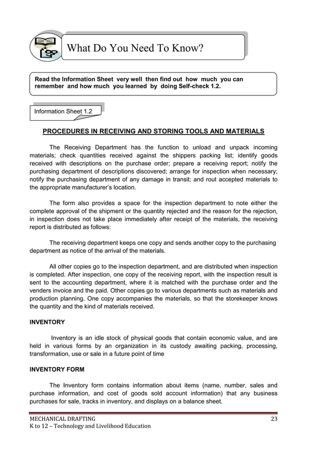 K to 12 mechanical drafting learning module | PDF
