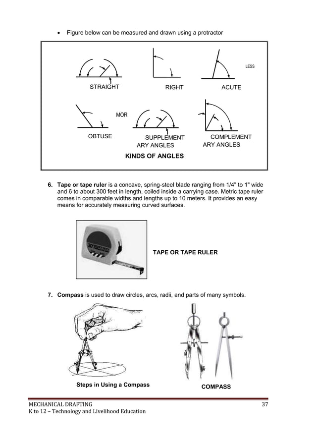 K to 12 mechanical drafting learning module | PDF