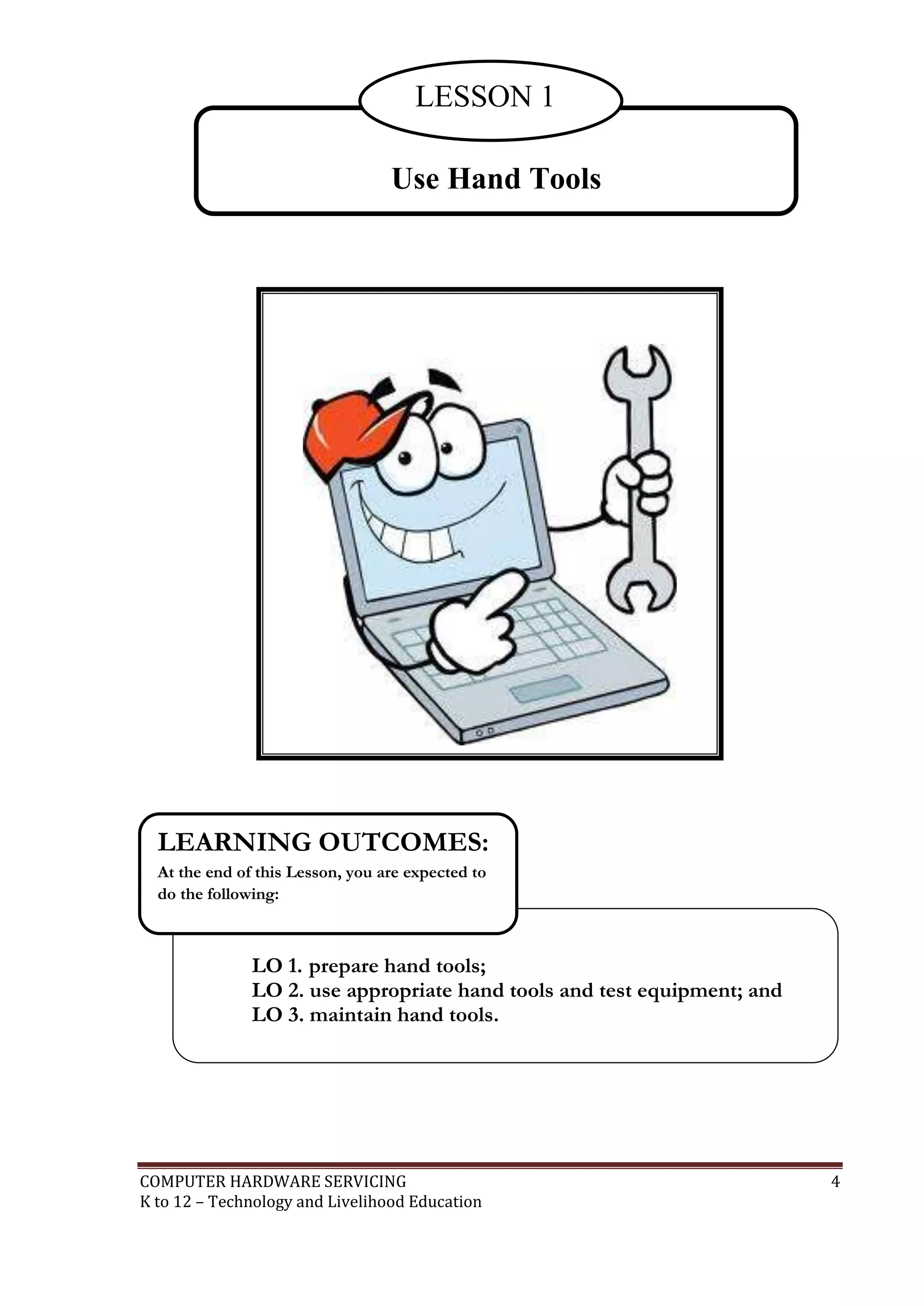 K to 12_pc_hardware_servicing_learning_module | PDF