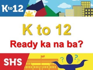 Kto12 ready kanaba quiz | PPTX