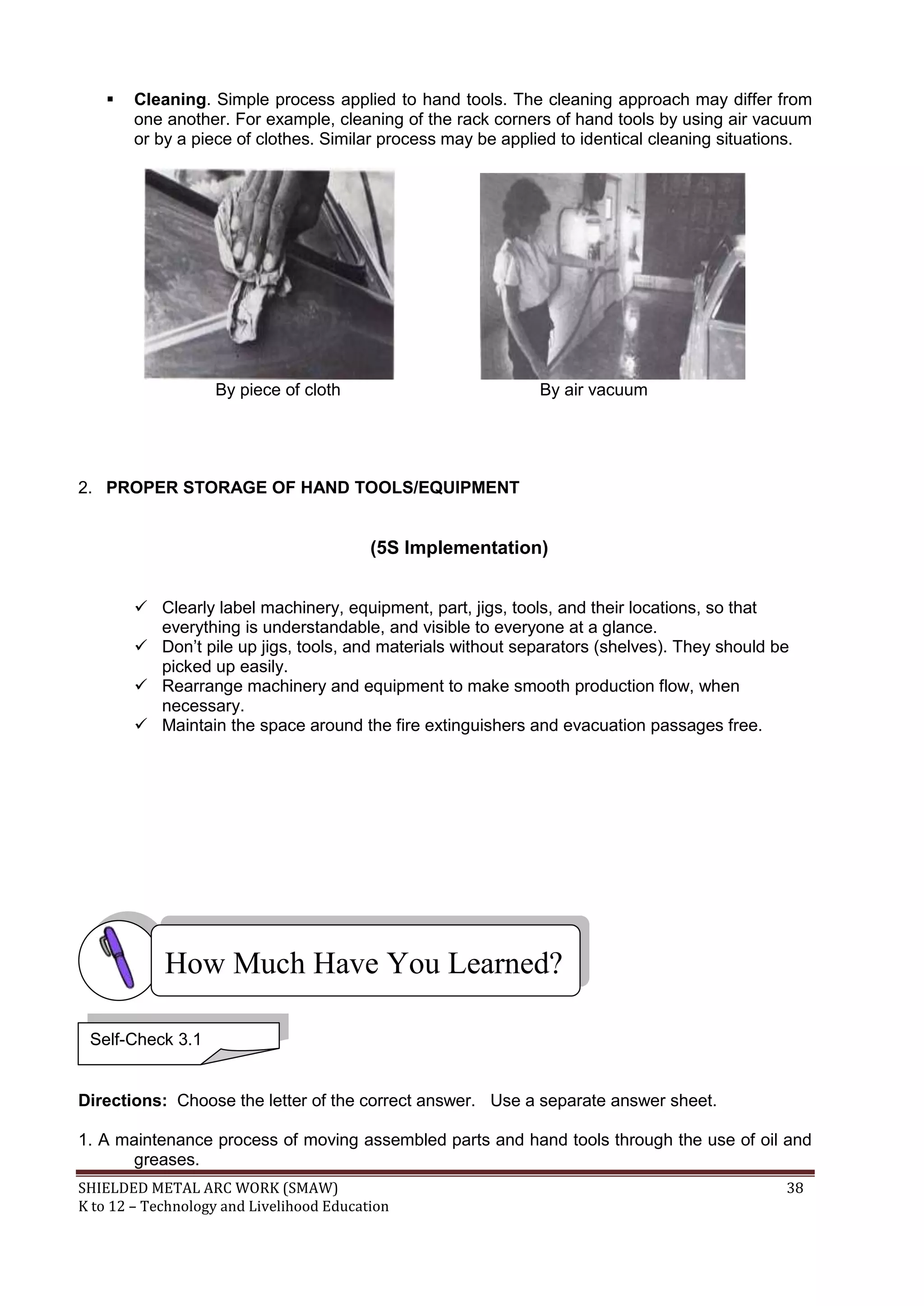 K to 12 smaw welding learning module | PDF