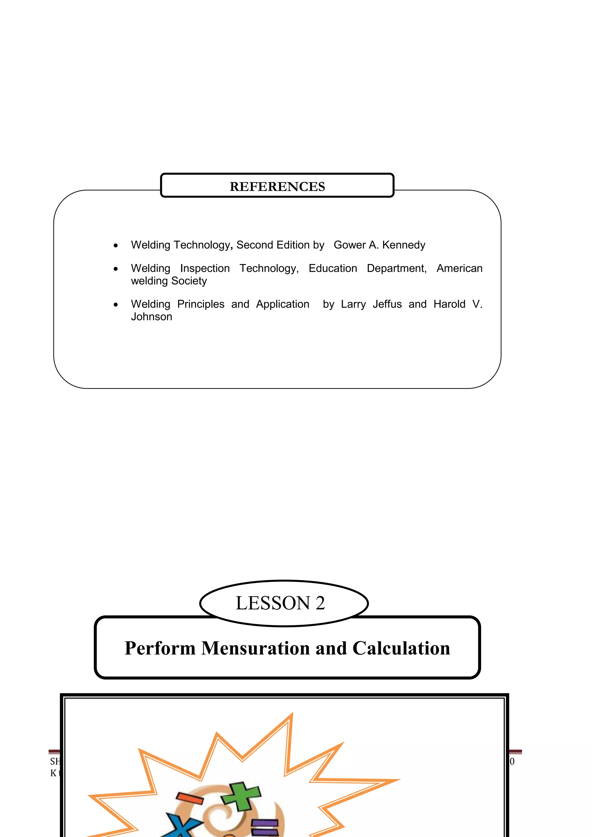 K to 12 smaw welding learning module | PDF