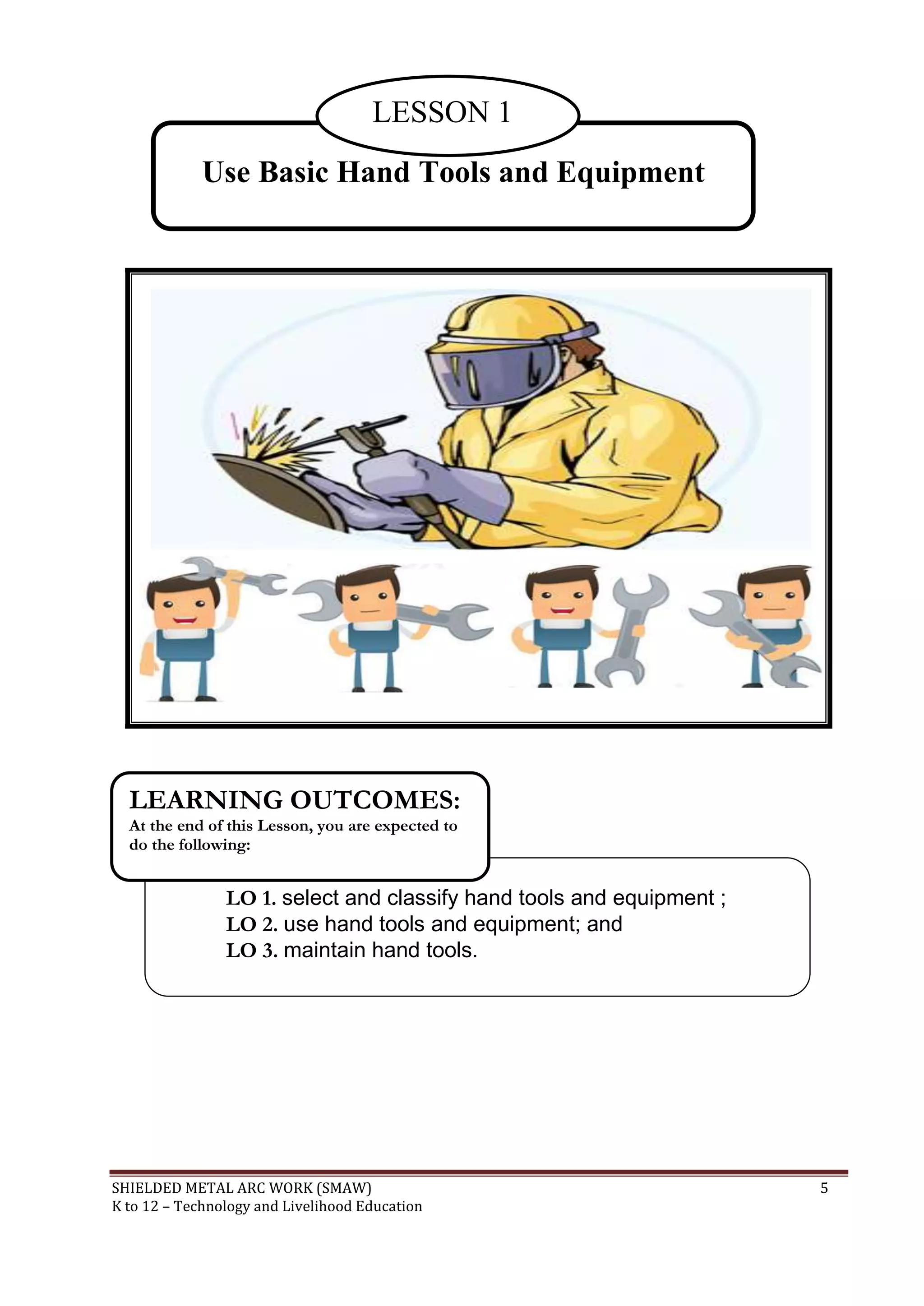 K to 12 smaw welding learning module | PDF