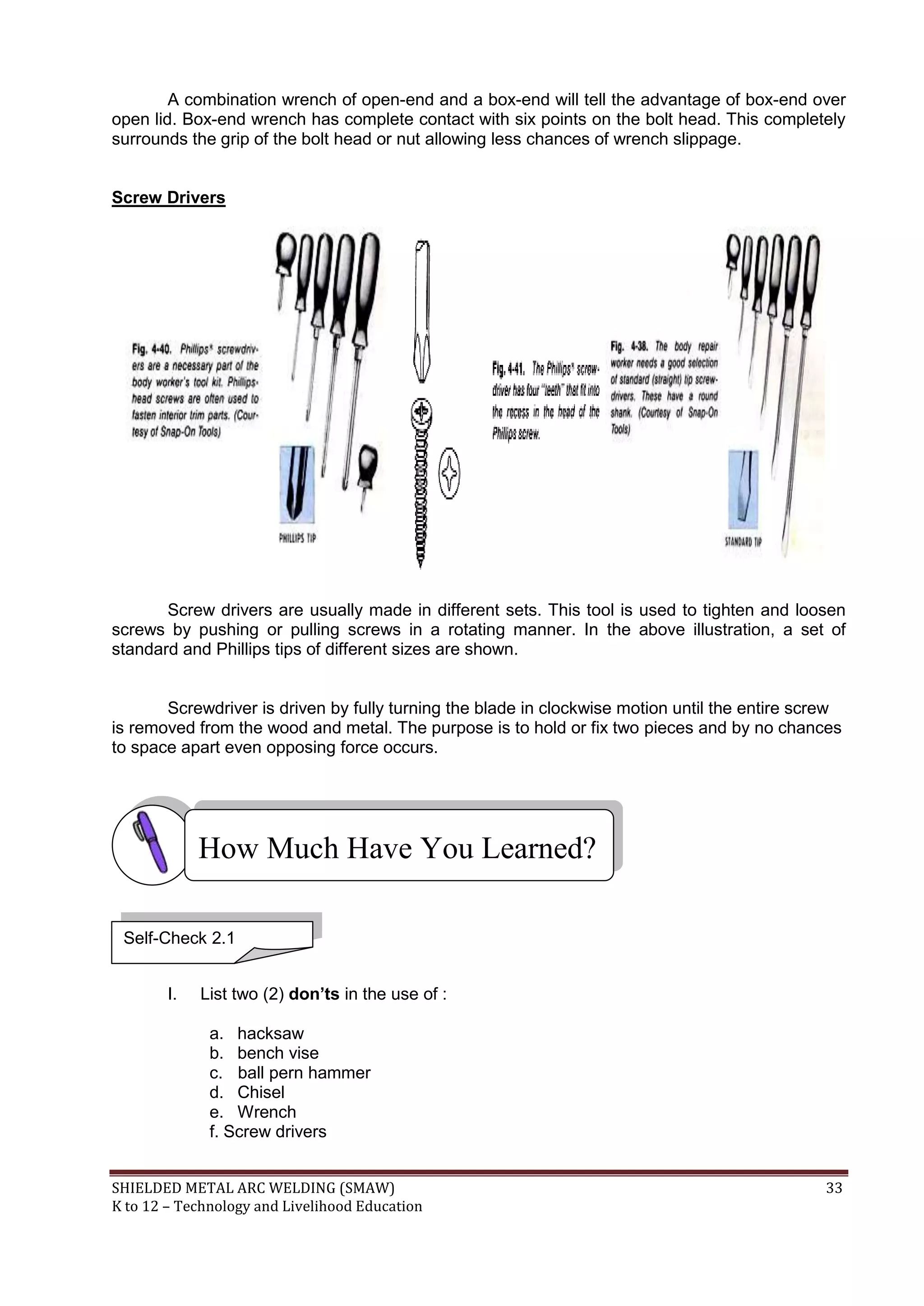 K to 12 Welding Learning Module | PDF