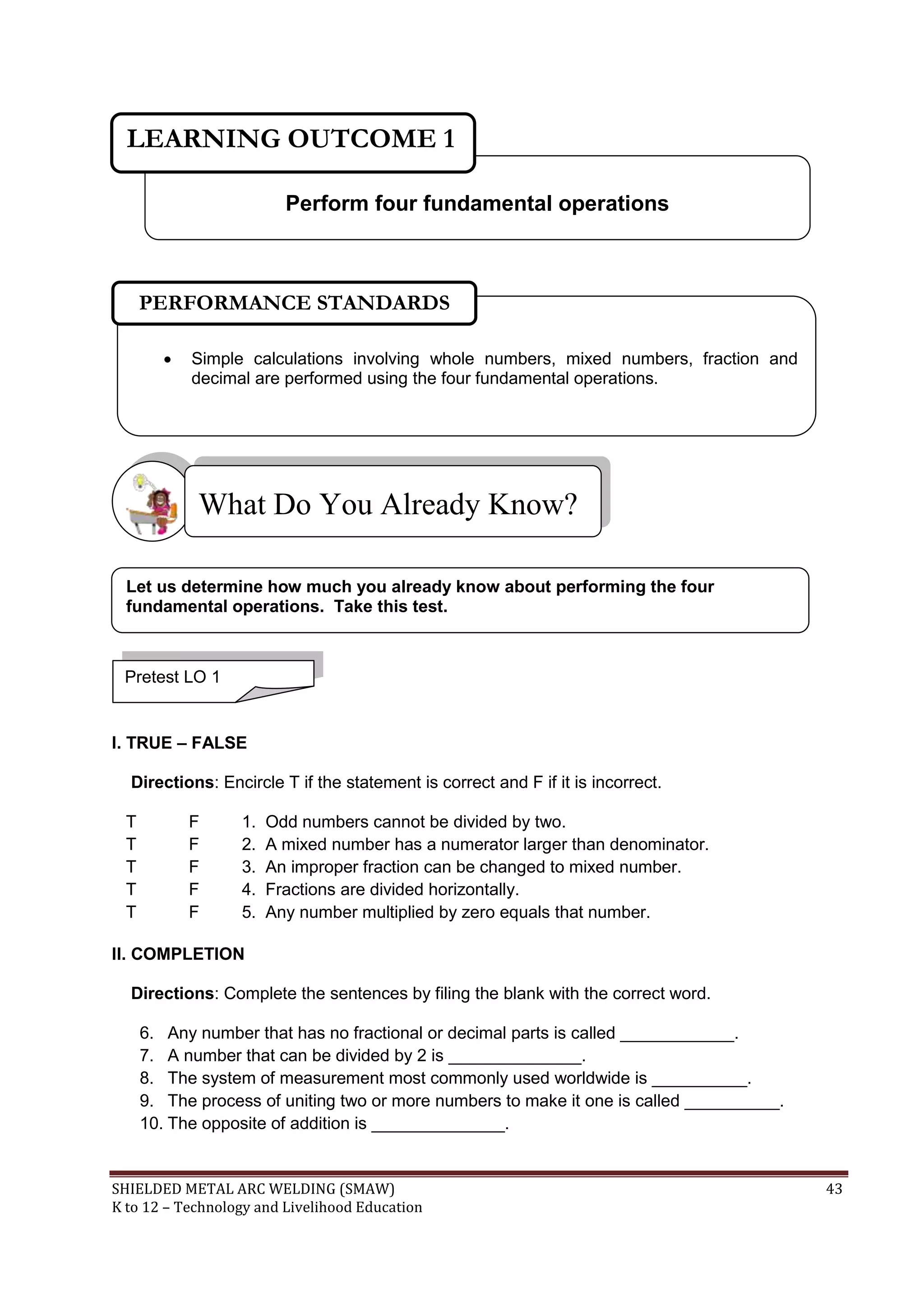 K to 12 Welding Learning Module | PDF