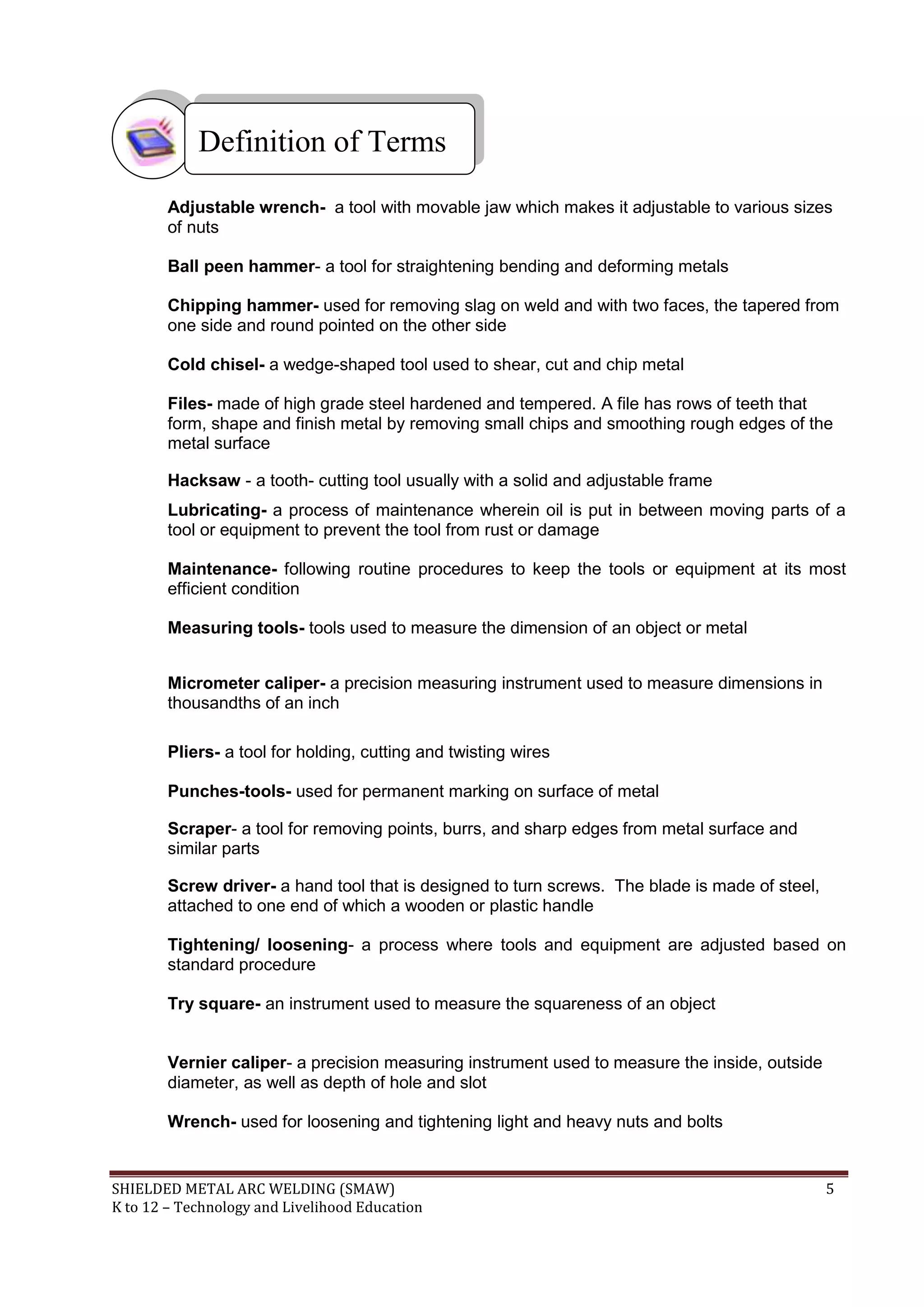 K to 12 Welding Learning Module | PDF