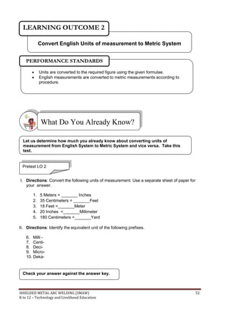 K to 12 Welding Learning Module | PDF