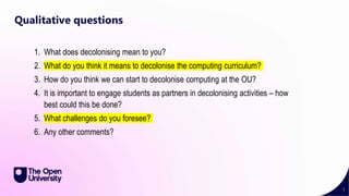 What might a decolonised computing and IT curriculum look like? | PPT