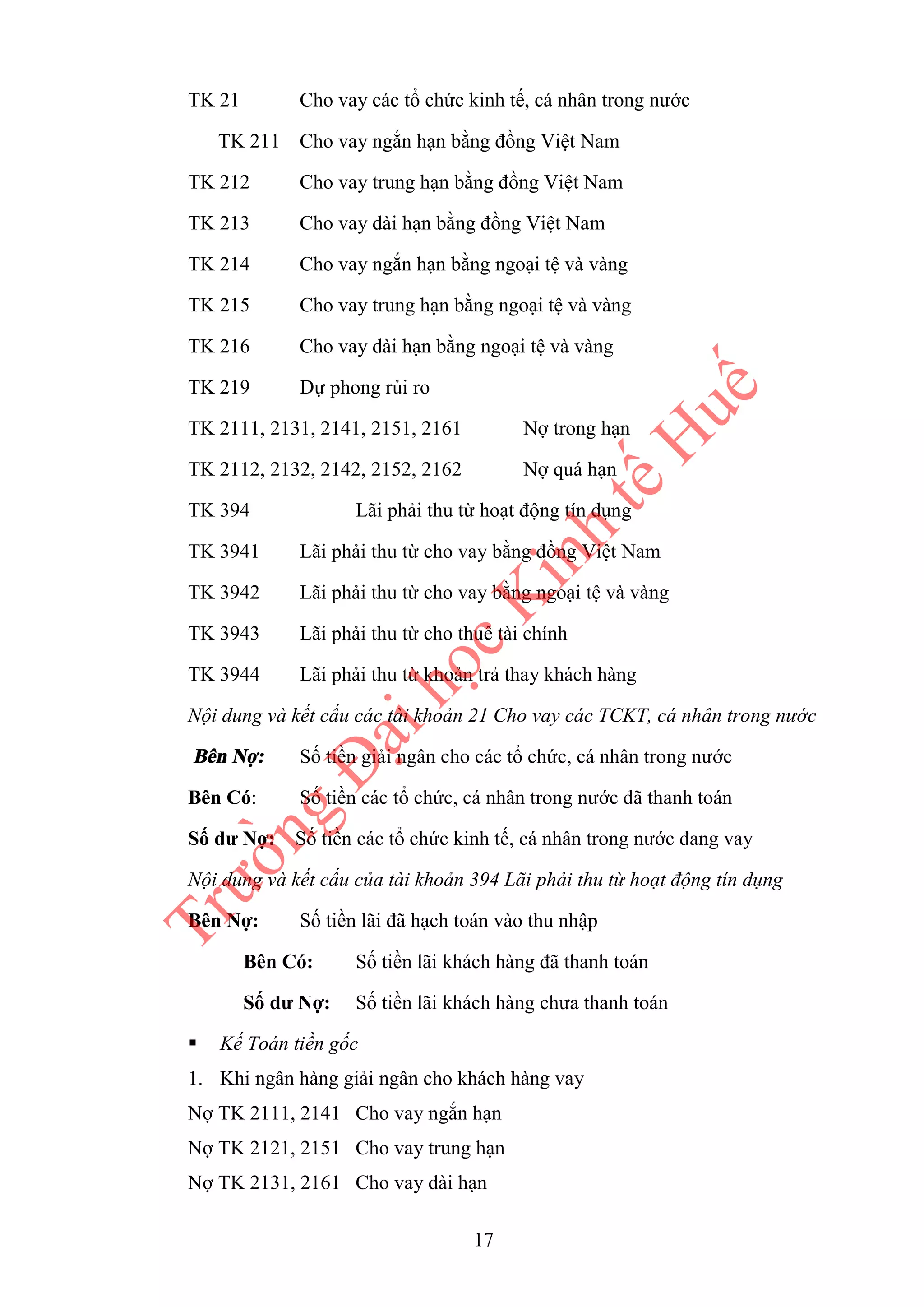 Kế toán các nghiệp vụ tín dụng tại ngân hàng tmcp công thương việt nam – chi nhánh chợ lớn | PDF