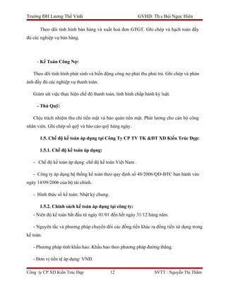 Kế toán chi phí, doanh thu và xác định kết quả kinh doanh tại công ty cổ phần tư vấn thiết kế và ...