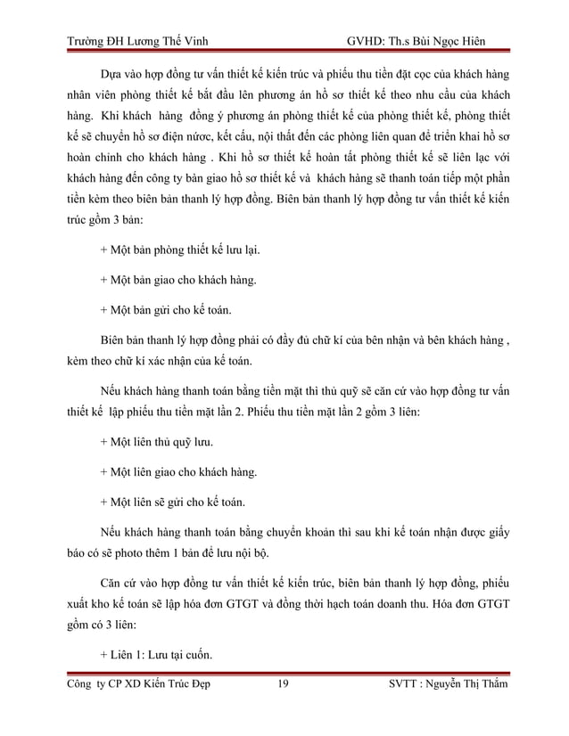 Kế toán chi phí, doanh thu và xác định kết quả kinh doanh tại công ty cổ phần tư vấn thiết kế và ...