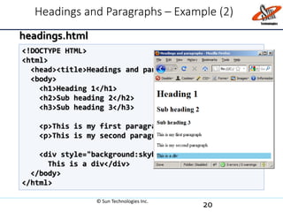 HTML, CSS and Java Scripts Basics | PPT
