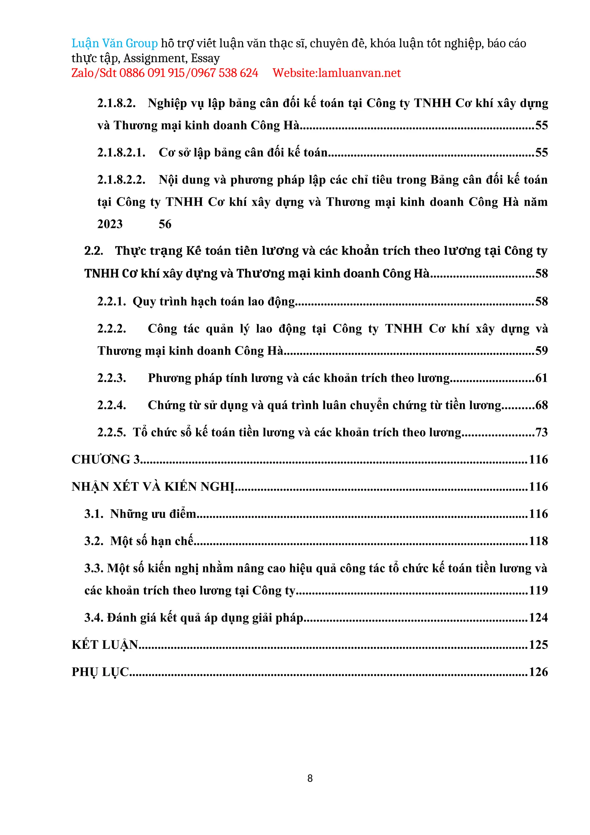 KẾ TOÁN TIỀN LƯƠNG VÀ CÁC KHOẢN TRÍCH THEO LƯƠNG TẠI CÔNG TY TNHH CƠ ...