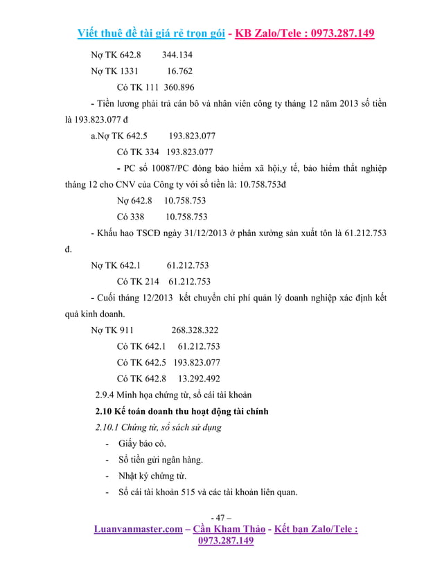 Kế toán tiêu thụ sản phẩm và xác định kết quả kinh doanh tại công ty xây dựng Kiến Thành.doc