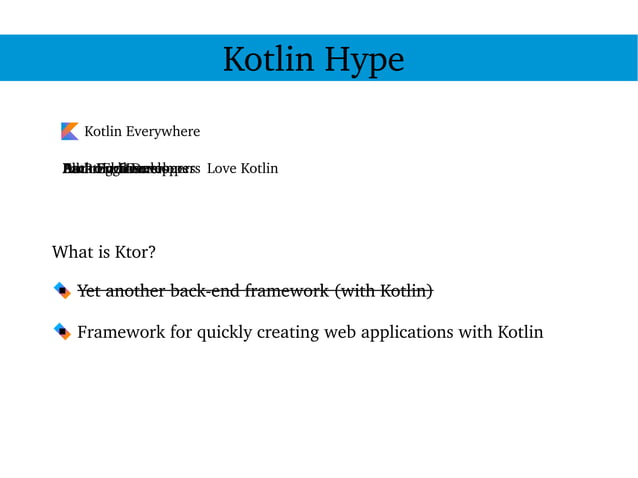 Mobile Backend Development with Ktor | PPT Mobile Backend Development with Ktor | PPT