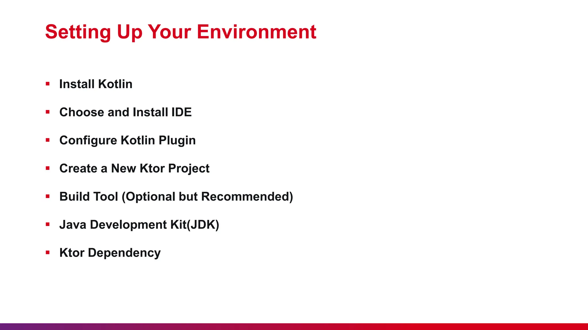 Ktor Introduction and CRUD operations Presentation | PPT