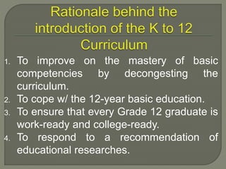 K to 12 Curriculum and its Implication to Preservice Teachers | PPT