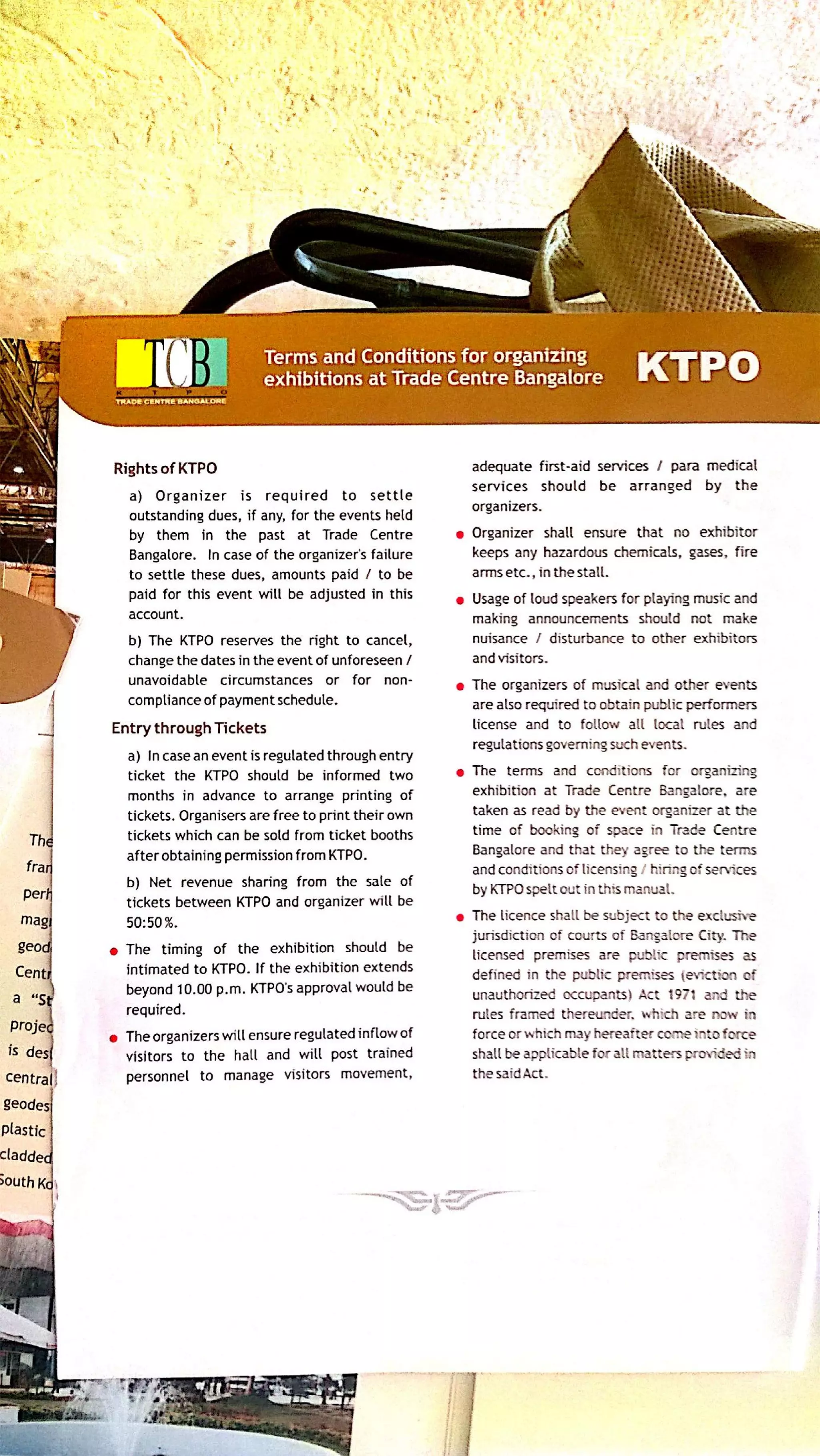 convention centre case study Bangalore- KTPO | PDF