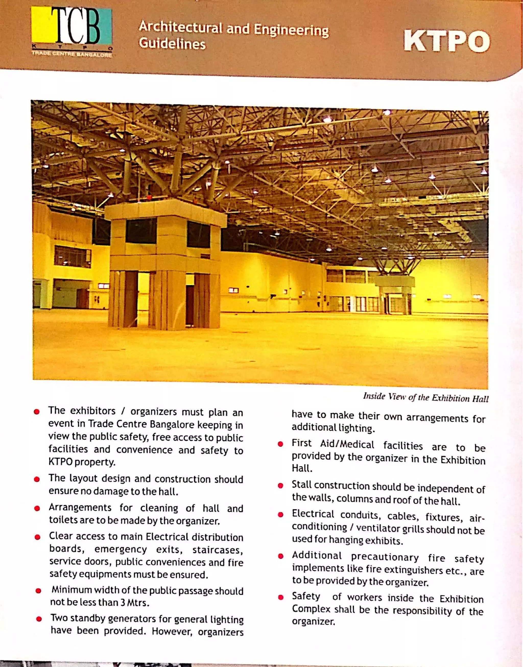 convention centre case study Bangalore- KTPO | PDF