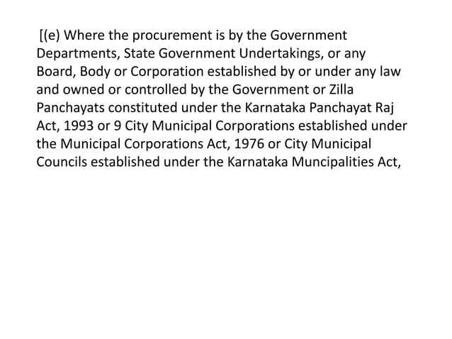 KTPP act karnataka- details of act -rules and regulations | PPTX