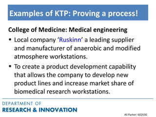 Ktp process , costs ali parker - feb 2011 | PPT