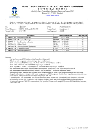 Ktpu take home exam | PDF