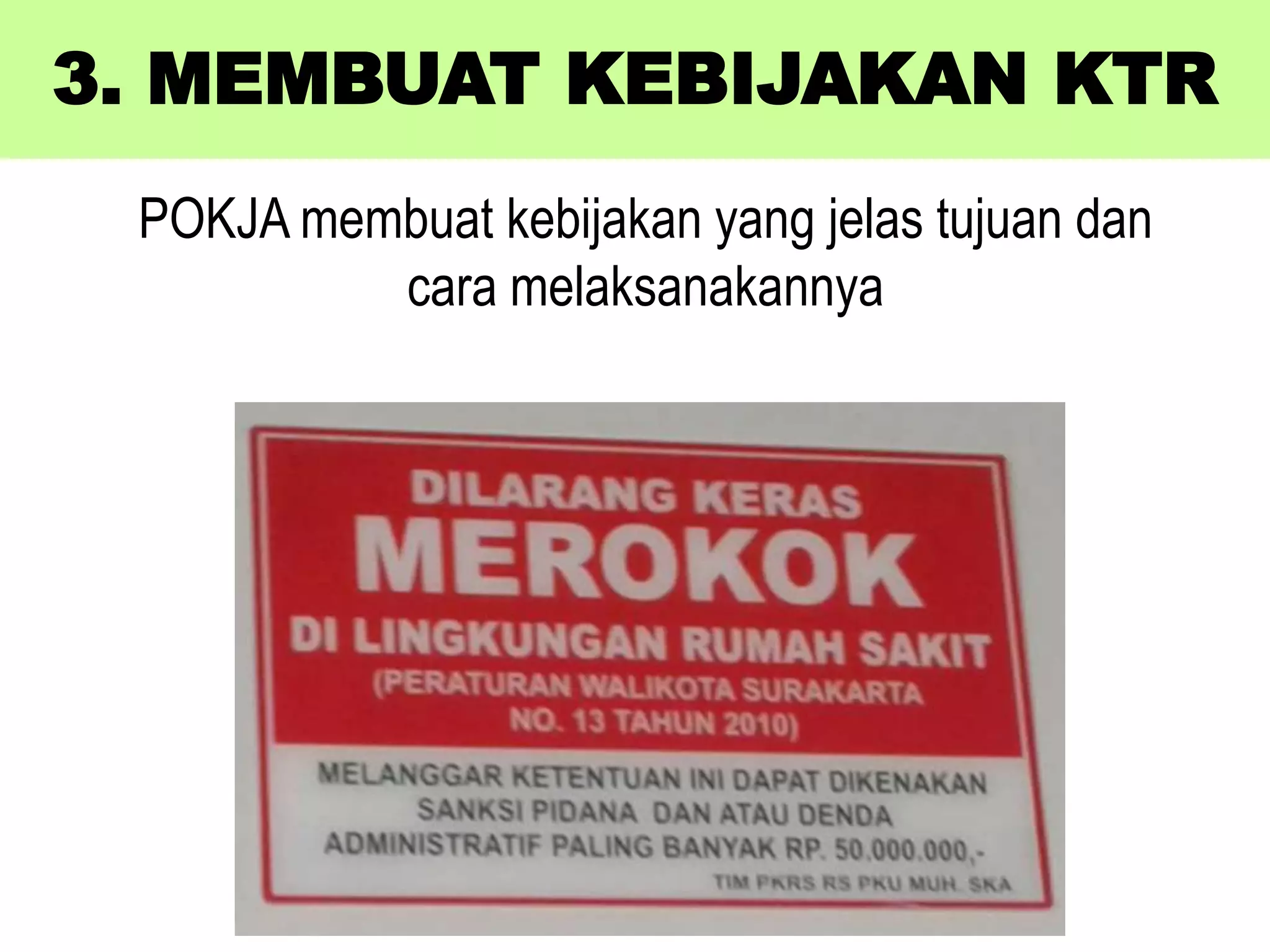 KTR Kawasan Tanpa Rokok | PPTX
