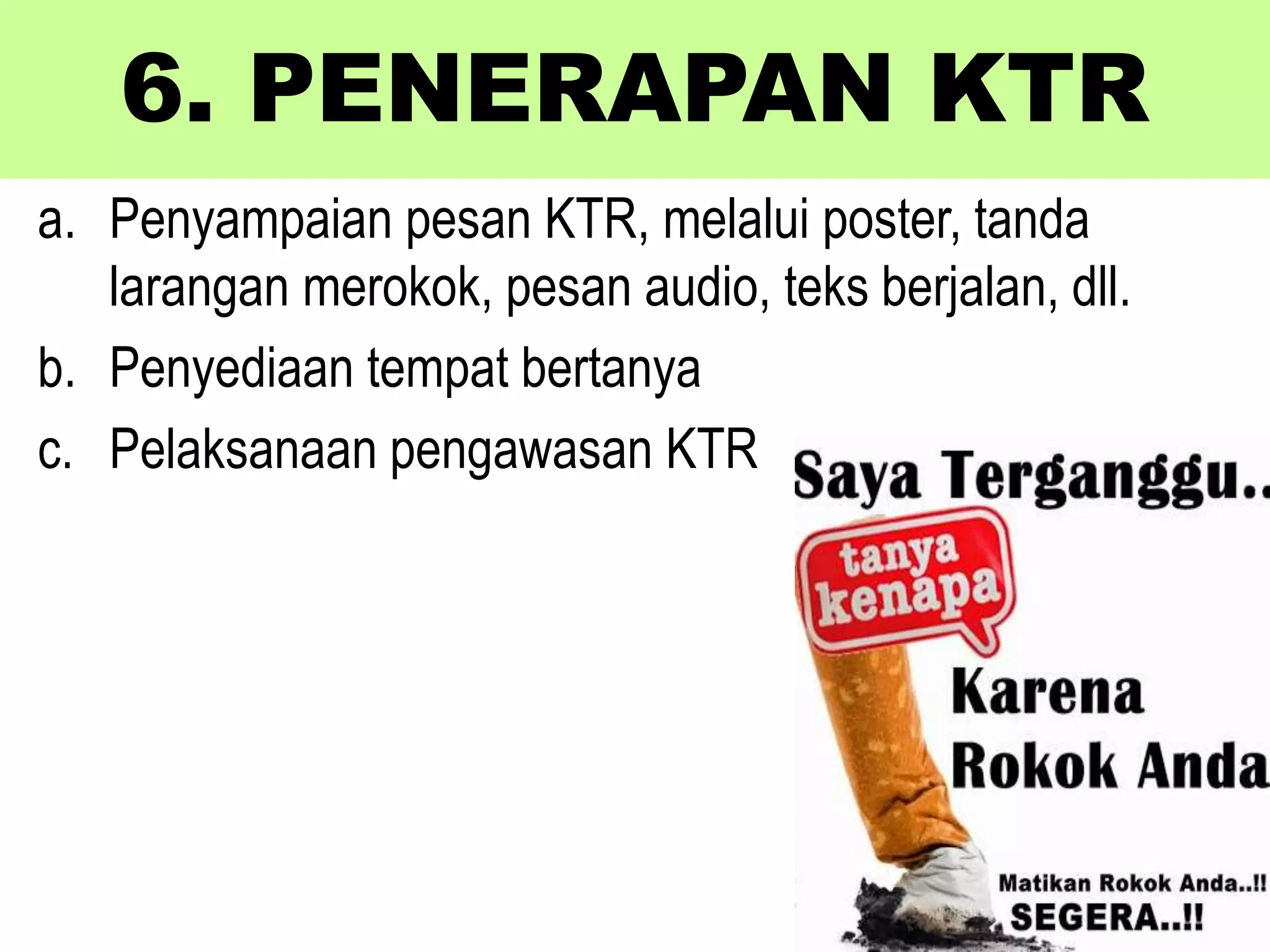 KTR Kawasan Tanpa Rokok | PPTX