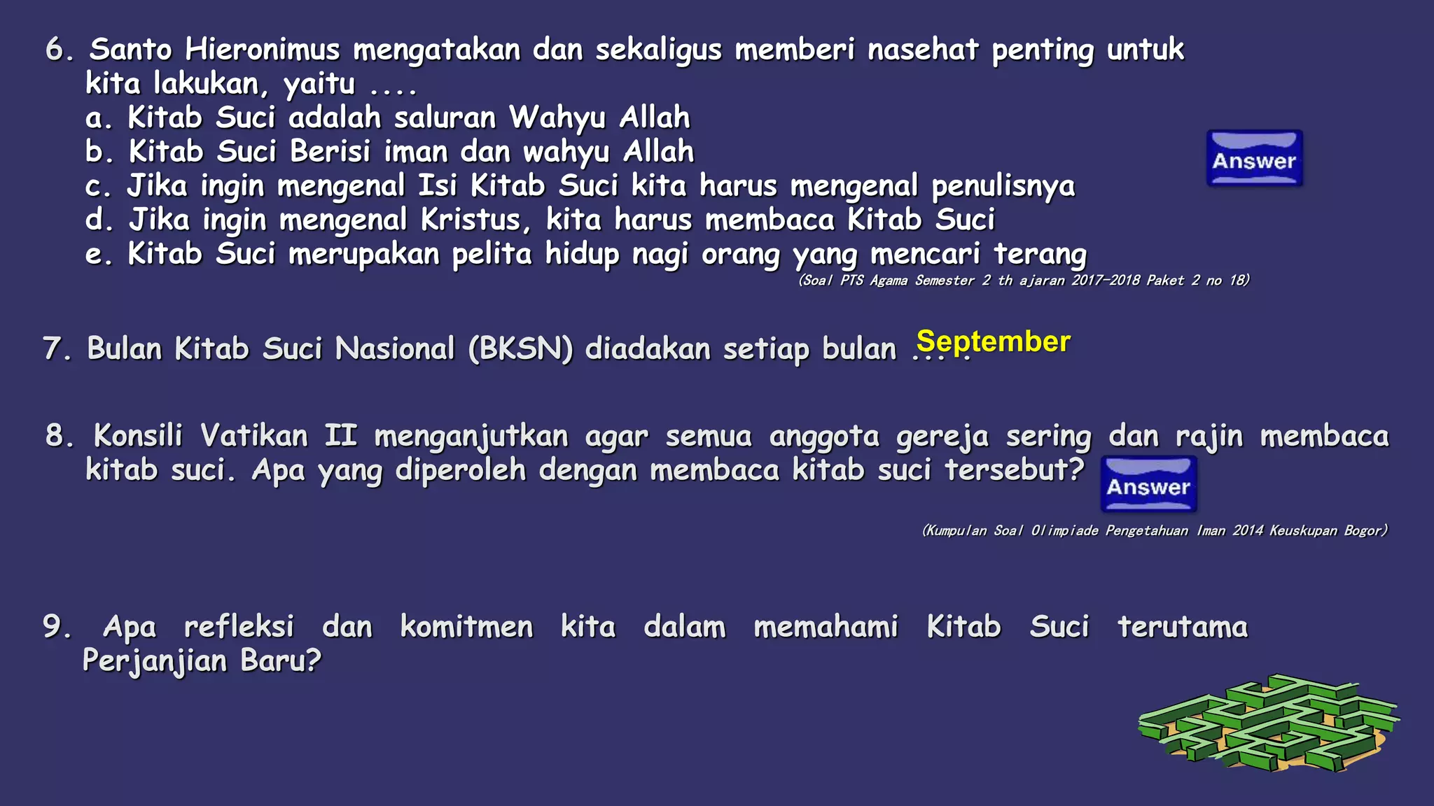 Kitab Suci (Katolik) Perjanjian Baru | PPTX