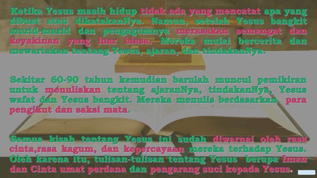 Kitab Suci (Katolik) Perjanjian Baru | PPTX