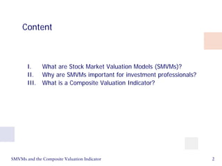 Stock Market Valuation Models (English) | PPT