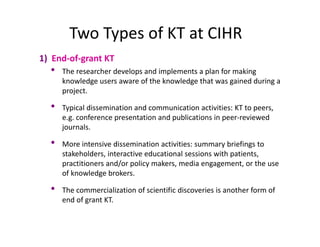 Introduction to Knowledge Translation | PDF