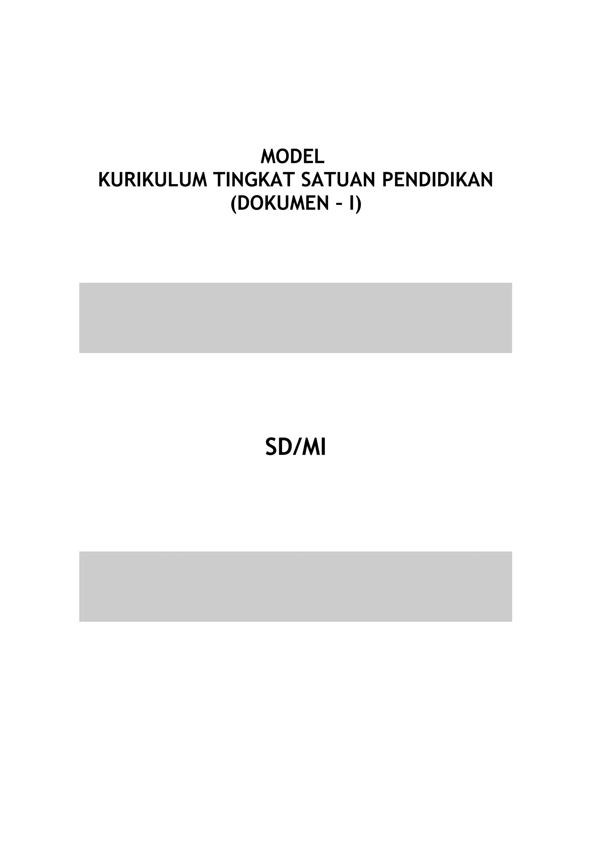 Ktsp dokumen2014 | PDF
