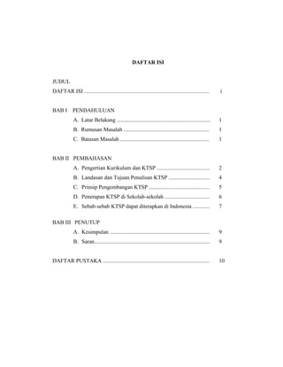 Ktsp sulit-dilaksanakan | PDF