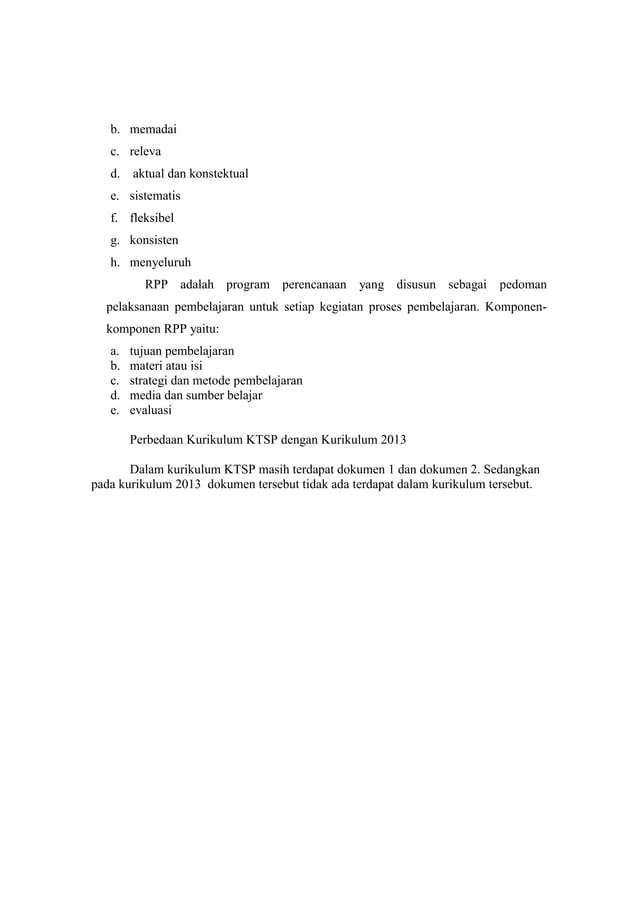 Ktsp terdiri atas dua dokumen | PDF