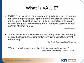 KTS value discussion at Six Sigma UG meeting | PPTX