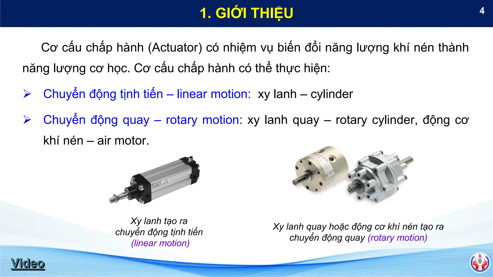 ky thuat thuy luc khi nen chuong 4 co cau chap hanh | PDF